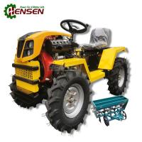 China Convertible Compact 4x4 Tractor 12hp Diesel Engine Mini Tractor for sale