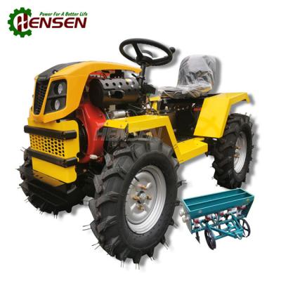 China Convertible Compact 4x4 Tractor 12hp Diesel Engine Mini Tractor for sale