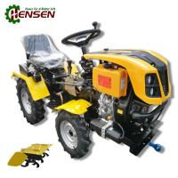 China 4WD Synchro Diesel Mini Tractor 18 HP 4 Wheel Drive Farm Tractor 5.5L Fuel Tank for sale