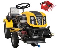China 4WD Mini Tractor 18HP Gasoline with Potato Harvester CE Certified for Farm Use for sale