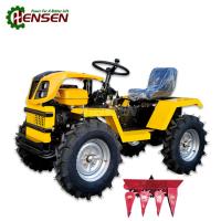 China Full Time 4x4 Agricultural Mini Tractor with Reaper Gasoline 18hp CE Certified for sale