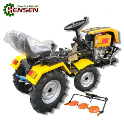 China Synchronized Mini 4x4 Tractor OEM Yellow Mini Tractor 4 By 4 for sale
