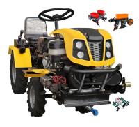 China Petrol 4WD Riding Mower Tractor 18hp Synchronized Gear Drive CE Certified for sale