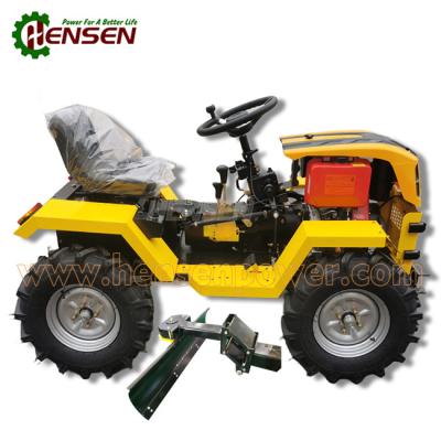 China Diesel 4WD Multi Purpose Small Tractor 12hp with Soil Leveler CE Certified for sale