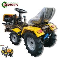 China 12HP 4WD Air Cooled Diesel Mini Tractor with Synchro Gearbox 5.5L Fuel Tank for sale