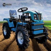 China 4WD Mini Farm Tractor 18HP Gasoline Engine Agricultural Multifunctional Tractor for sale
