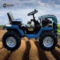 China 4WD Mini Farm Tractor 18HP Gasoline Engine Agricultural Multifunctional Tractor for sale