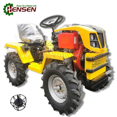 China 12hp 4WD Diesel Mini Tractor 188F Engine Small Farm Tractor CE Certified for sale