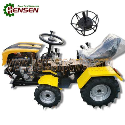 China Small 4WD Mini Tractor 12hp Diesel CE Certified Water Cooled Farm Tractor for sale