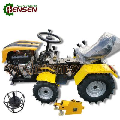 China Multipurpose Agricultural Diesel Tractor 12 HP 4WD Mini Tractor with CE Certification for sale