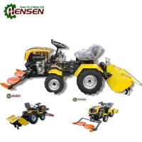 China Four Wheel Drive Mini Tractor 12hp Diesel 4x4 Synchro with Open Seat for sale