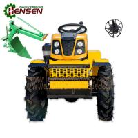 China 4WD Reversible Plow Mini Tractor 18hp Gasoline Engine Small Scale Farming Tractor for sale
