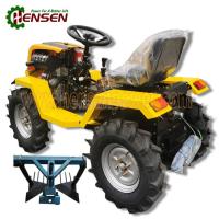 China CE Approved 12hp Diesel Mini Tractor 4WD with Wheat Seeder Convertible for sale