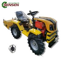 China 4WD Diesel Garden Tractor 12hp Single Cylinder 4x4 Mini Tractor with CE Certification for sale