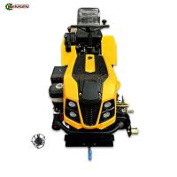 China 4WD Compact Tractor 6.5L Fuel Tank with Corn Sowing and Fertilization Machine 18hp Gasoline for sale