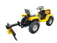 China 4WD Multi Function Diesel Mini Tractor 12hp with Soil Leveler CE for sale