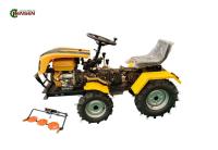 China 4x4 Gasoline Mini Tractor 18hp with 3 Disc Mower for Orchard Lawn Mowing for sale