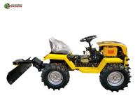 China 4x4 Mini Diesel Tractor 12hp Multifunction Garden Tractor with Soil Leveler for sale
