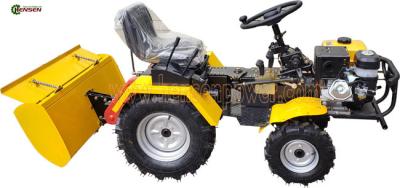 China 4x4 Mini Multi Purpose Tractor 18hp Gasoline Engine with Rear Rotary Tiller for sale