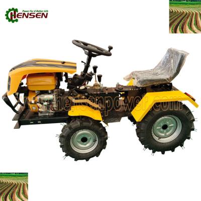 China 18HP Gasoline 4WD Mini Tractor 12-18HP Four Wheel Drive Lawn Tractor CE for sale