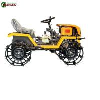 China 4WD Single Cylinder Agricultural Mini Tractor 18hp Gasoline Air Cooled CE for sale