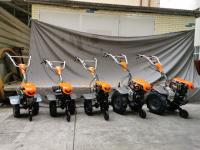 China 10hp Two Wheel Mini Diesel Tractor Walk Behind Tiller Agricultural Machinery 800-1350mm Tilling Width for sale