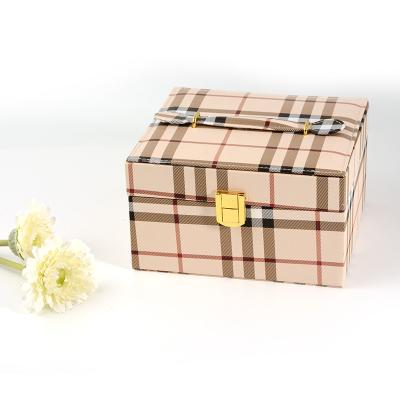 China Jewelry display Box PU Leather  Storage Case for sale