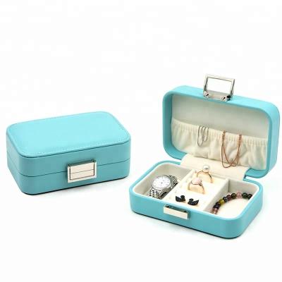 China Colored Portable Jewelry Holder , Personalised Travel Jewellery Case For Friends for sale