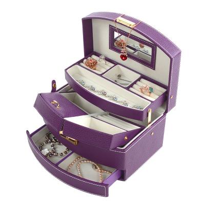 China Elegant Jewellery Presentation Boxes , High Durability Ring Storage Case for sale