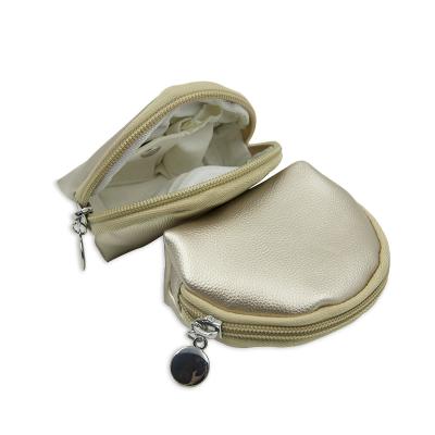 China Handmade Leather Jewelry Bag Mini Size For Girl Free Logo OEM / ODM Service for sale