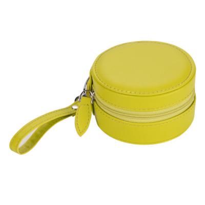 China Girls ' Travel Jewelry Display Case , Locking Small Leather Travel Jewelry Case for sale