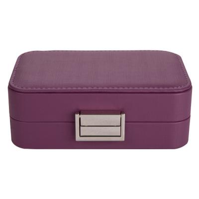 China Durable Zippered Travel Mini Jewelry Organizer , Travel Jewelry Display Case for sale