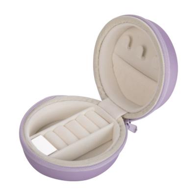 China Ring / Earing Small Travel Jewelry Case , Lightweight Portable Jewelry Organizer for sale
