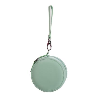 China Blue / Pink / Green Portable Travel Jewelry Box Custom Logo Storage With Holder for sale