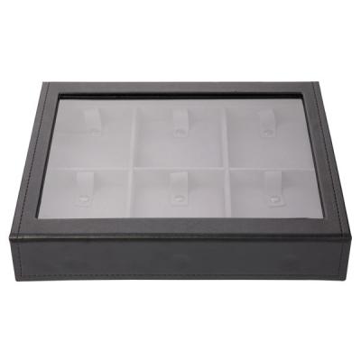 China Luxury Jewelry Display Box Many Inserts With Mirror Custom Logo Easy To Use for sale