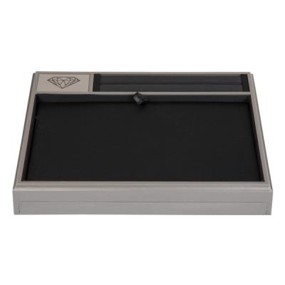 China Custom Pu Pendants Jewelry Display Box Lightweit Retangular Shape Easy To Use for sale