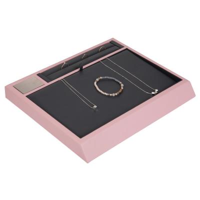 China 27 * 4 * 20cm Jewelry Display Box Tray Stand Wear Resistant For Necklace for sale