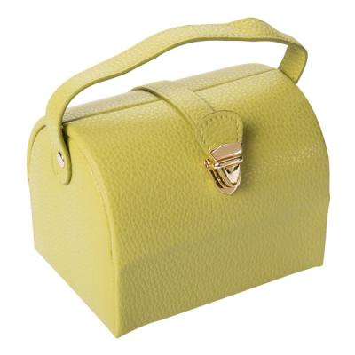 China Gift Carry Display Portable Travel Jewelry Box Pu Leather Material Easy To Use for sale