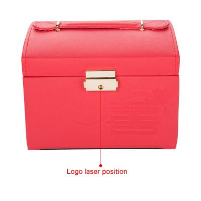 China Sample free velvet jewelry box jewelry box leather jewelry package for sale