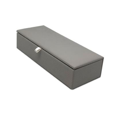 China Faux Leather Zippered Jewelry Travel Case Organized Manner for sale