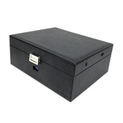 China UV Sterilization PU Leather Jewelry Disinfection Box for sale