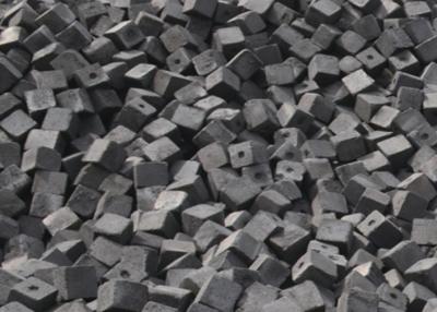 China High Anti Crush Strength Low Ash Coke , Cubic Formed Coke Material for sale