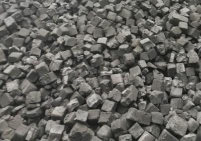 China Low S Cubic Formed Coke Mineral Substitute Product 120x120x 120mm Size for sale