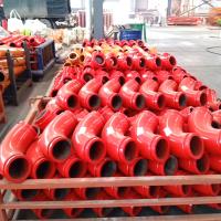 China Red Concrete Pump Truck Parts A810301010021 A810301010021C Concrete Pump Tube 125A*3m for sale
