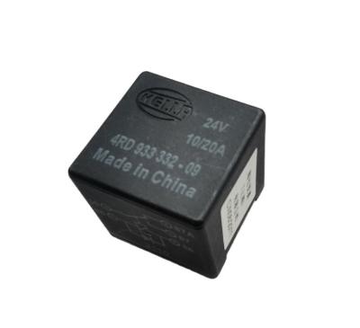 China Hella Relay 4RD 933 332-09 5 PIN 24V Construction Machine Spare Parts 10/20A  For SANY for sale