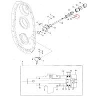 China 60031572 241153 SEAL RING 60285252 4501218 Original Spare Parts   1205FT20640 for SANY Rough Terrain Crane for sale