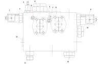 China A810201062372 A810201062373 Block, valve left  pitching cylinder RSC45.2.2.8  RSC45.2.2.9  SANY  reacher stacker for sale