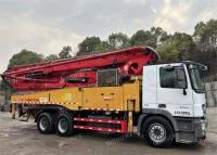 China 2019  Used Concrete Pump Truck 49M Second Hand Concrete Pump 3 Axle for sale