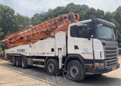 China 63m Used Concrete Pump Truck Zoomlion 5 Axle 2013 Manufacture for sale