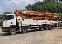 China 63m Used Concrete Pump Truck Zoomlion 5 Axle 2013 Manufacture for sale